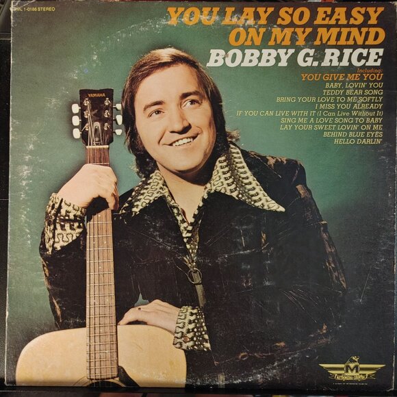 Bobby G Rice/Metromedia Country | Media | Vintage Vinyl Record Bobby G ...